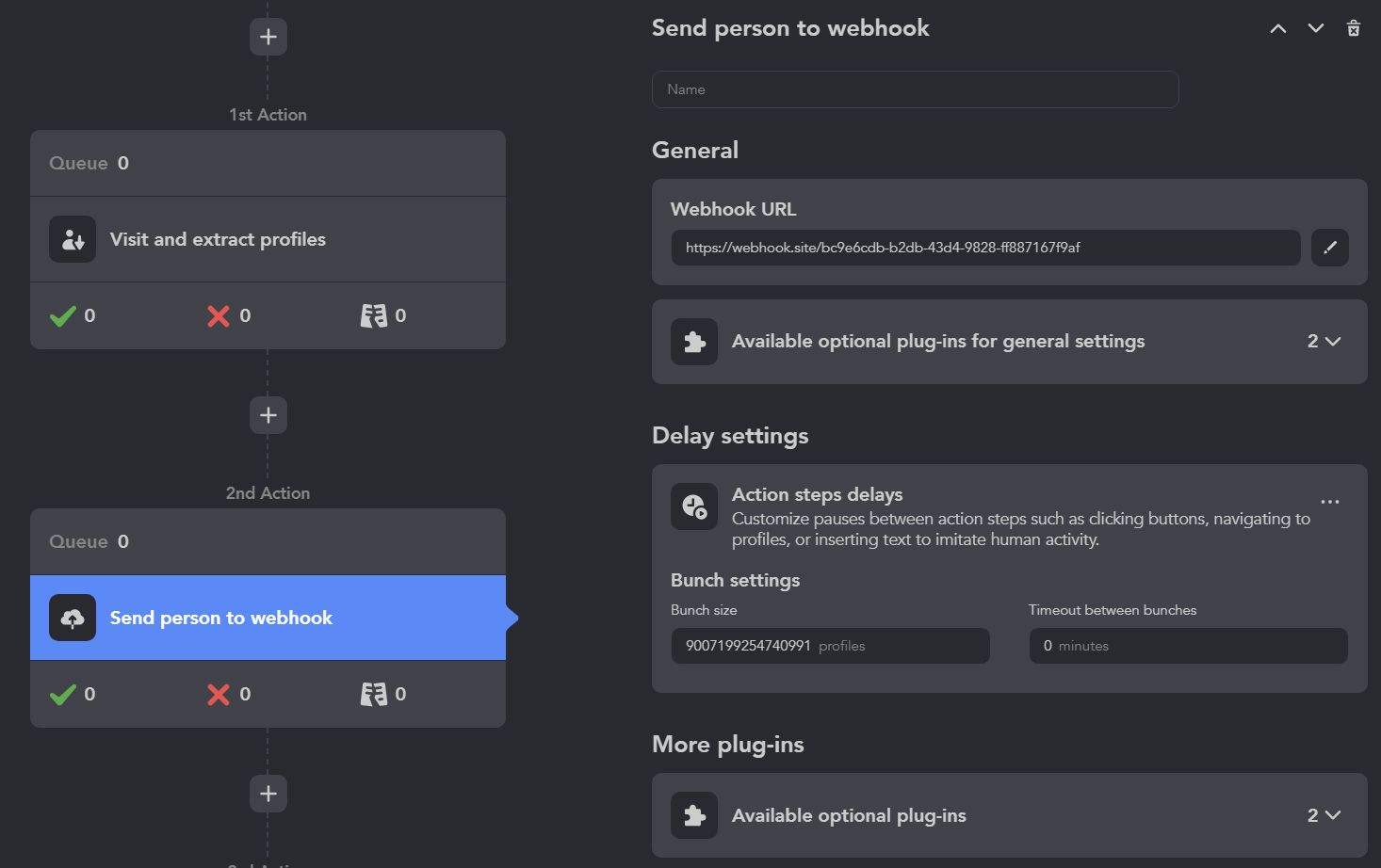 How to send profiles to Hubspot via Zapier Webhook – Linked Helper
