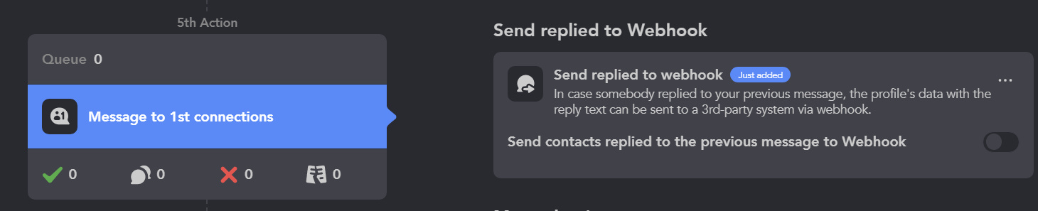 How to send profiles to Hubspot via Zapier Webhook – Linked Helper