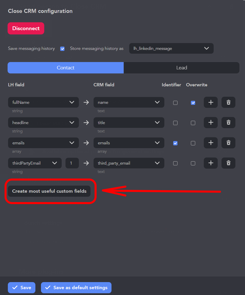 Integration with Close CRM – Linked Helper