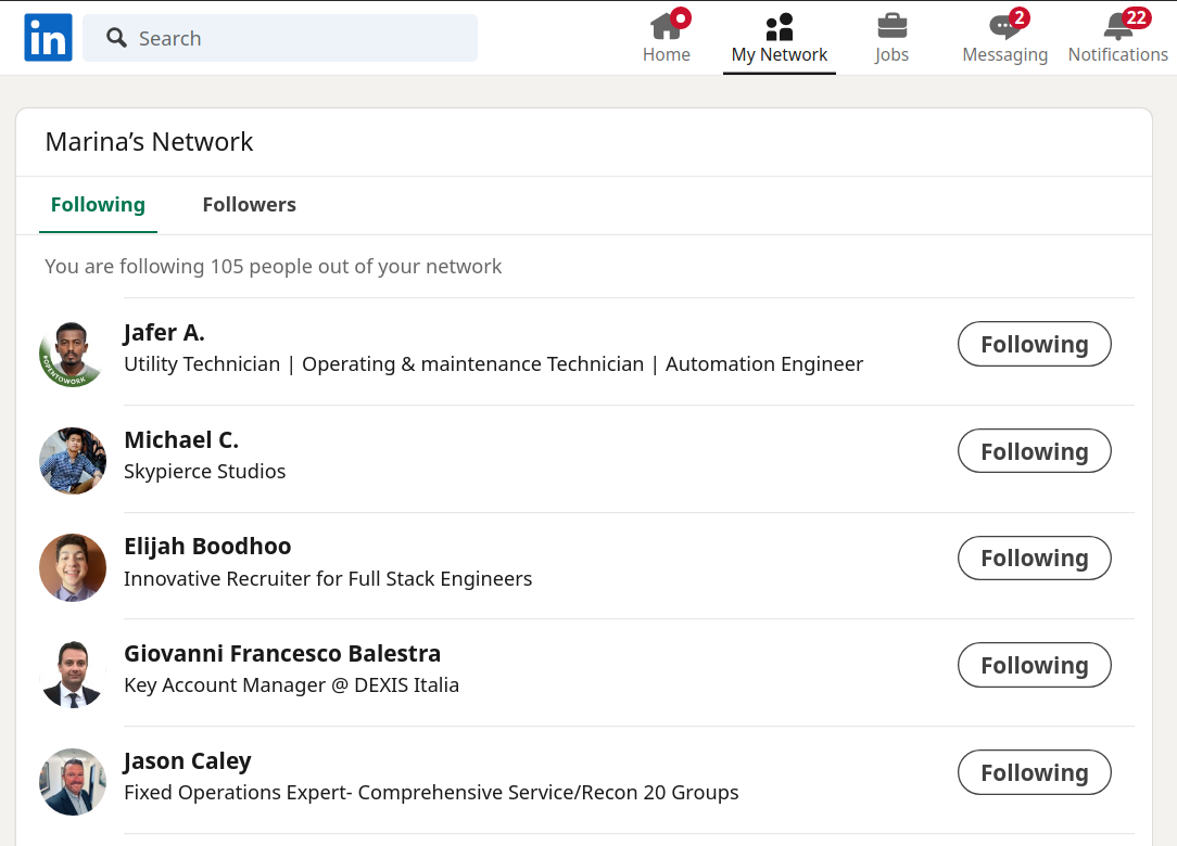 Recently added features – Linked Helper