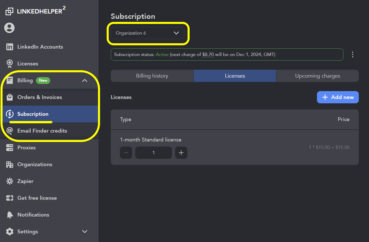 Linked Helper subscriptions explained – Linked Helper