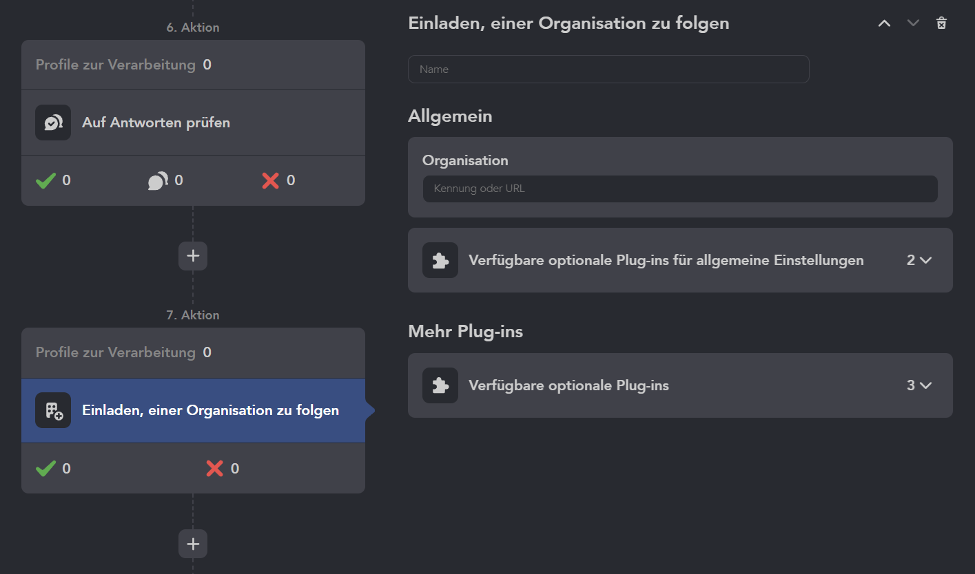 Organisation zum Folgen einladen – Wissensdatenbank
