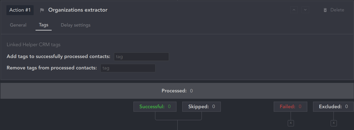 Organizations extractor – Linked Helper