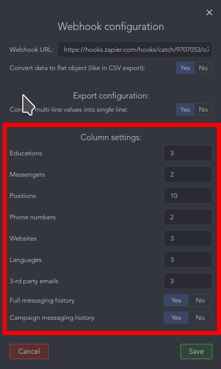 How to send profiles to Google Sheets or any other CRM / webapp via Zapier Webhook – Linked Helper