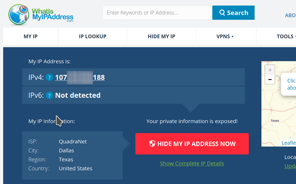 I get "Failed to load LinkedIn: network issue please check your network connection or proxy ...