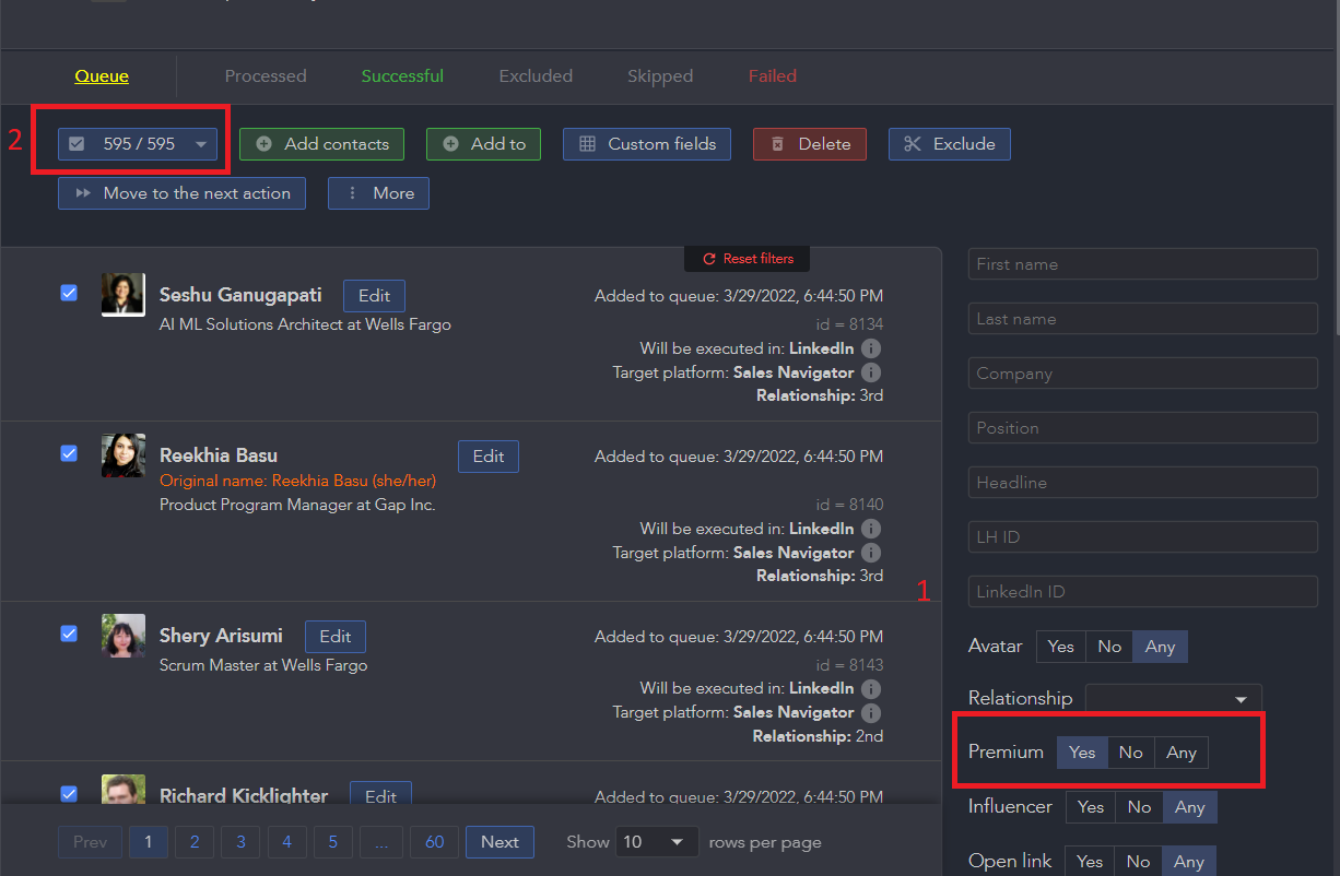 How to send free InMails to Open profiles – Linked Helper