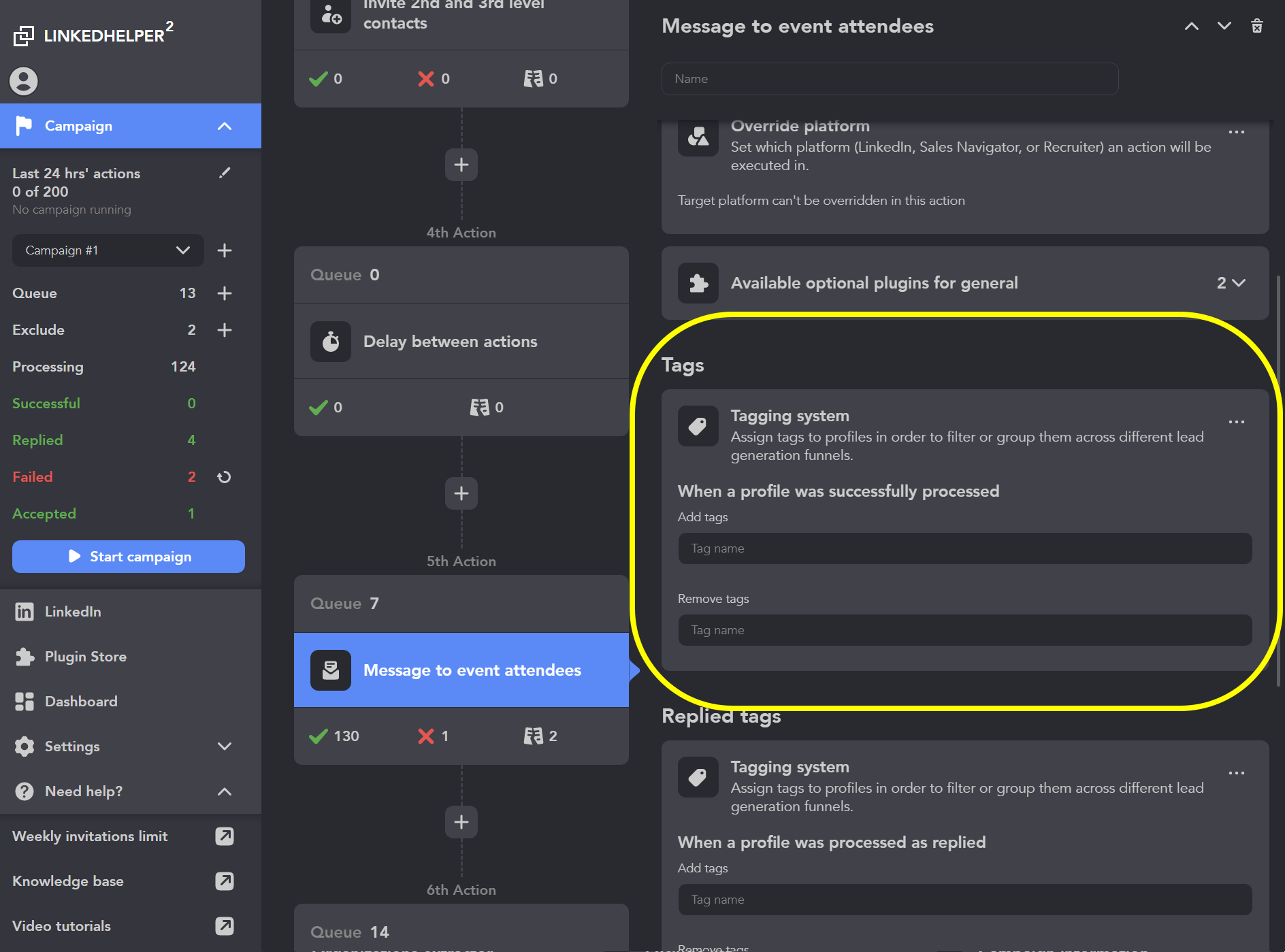 Tagging system plug-in – Linked Helper