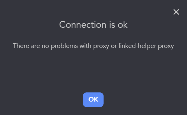 Proxies menu – Linked Helper