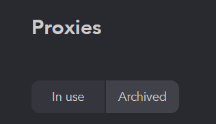 Proxies menu – Linked Helper