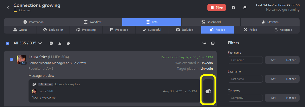 Linked Helper lists explained – Linked Helper