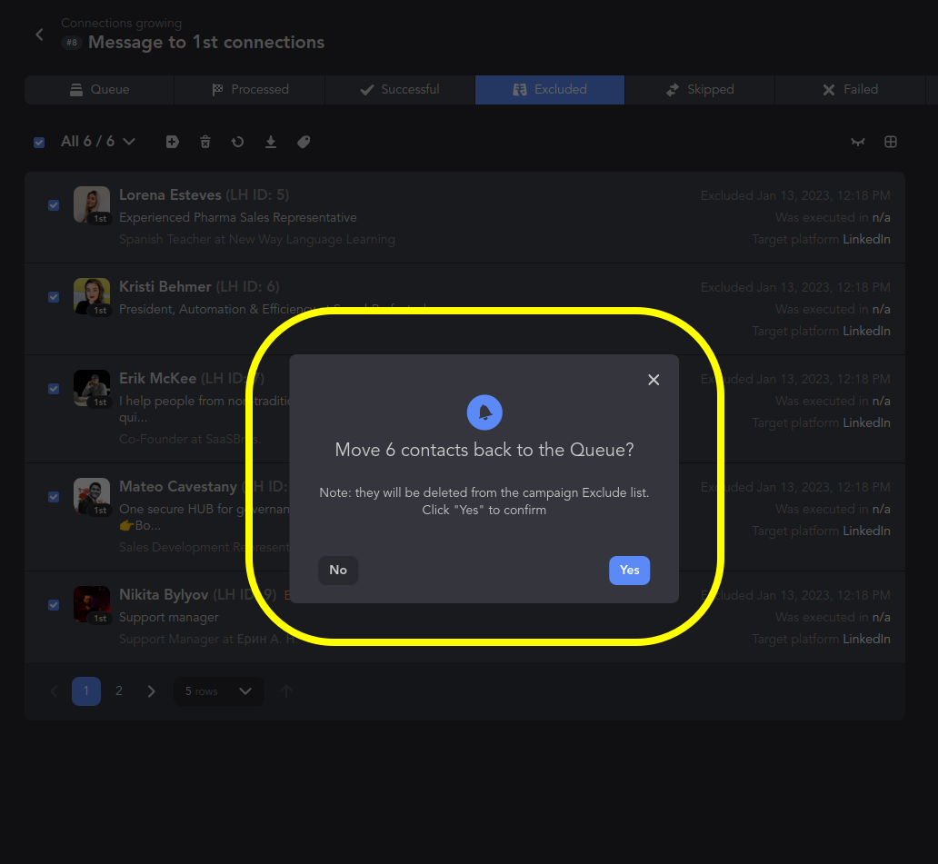 Linked Helper lists explained – Linked Helper